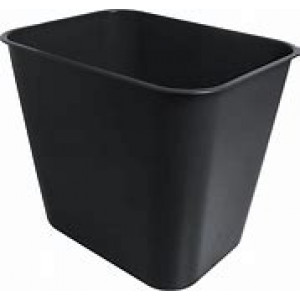 SWS Plastic Waste Bin 15L Black