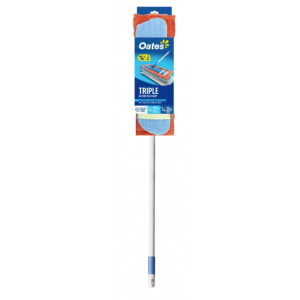 Oates Triple Action Microfibre Flat Mop Complete 350mm