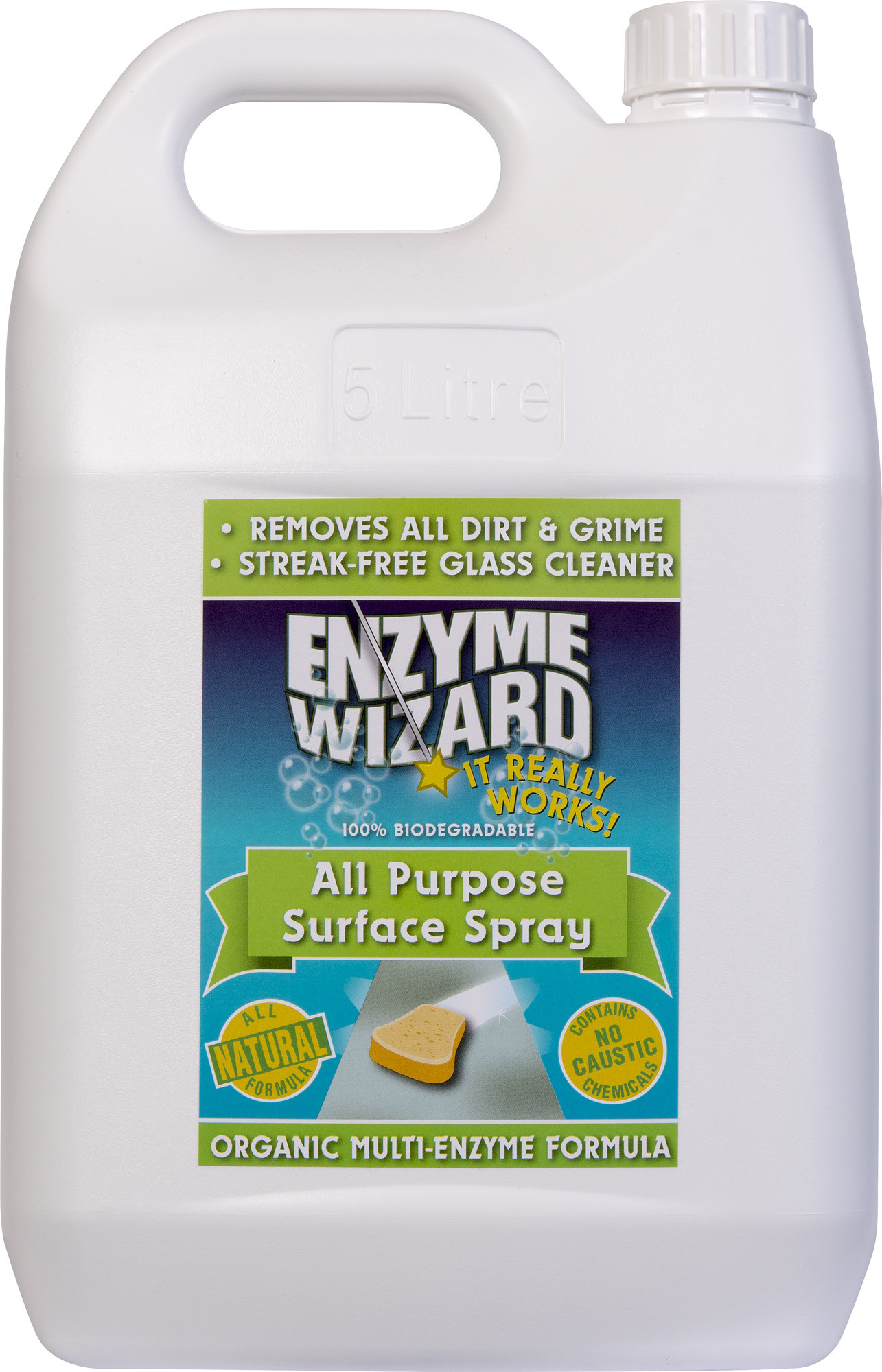 Enzyme Wizard All Purpose Surface Spray 5L Carton of 3 - Sustainable ...