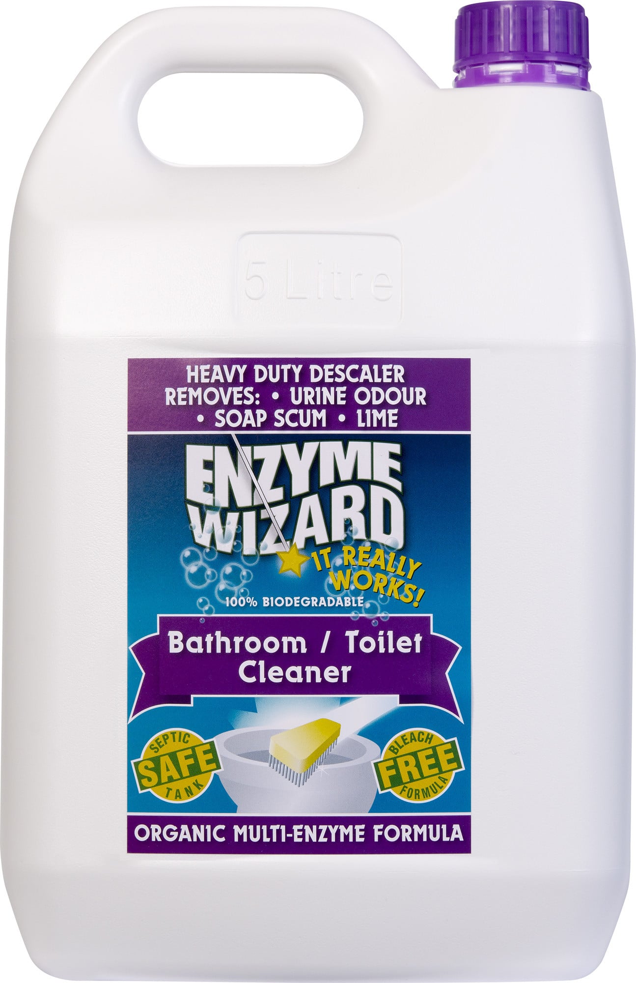 Enzyme Wizard Bathroom/Toilet Cleaner 5L - Sustainable Washroom ...