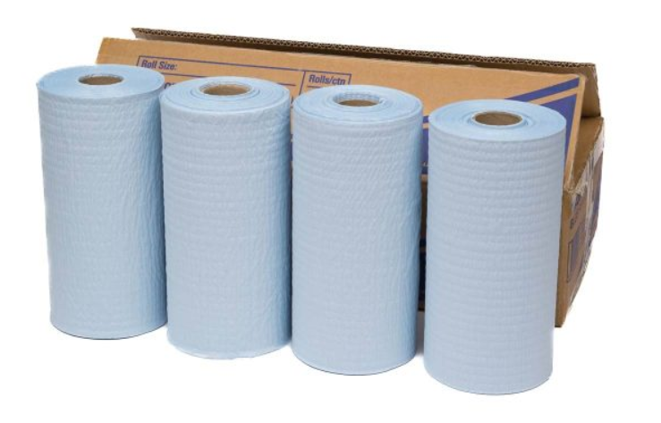 Truroar Wipes Perforated Roll Blue 245x380mm 70m Carton of 4 - Wipes ...