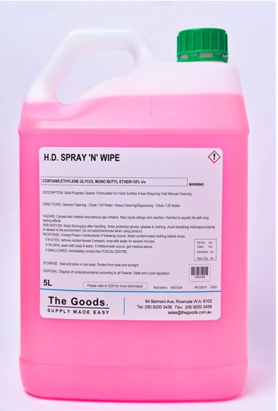 TGS H.D Heavy Duty Spray and Wipe 5L
