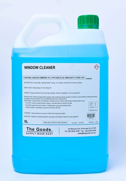 TGS Window & Glass Cleaner 5L