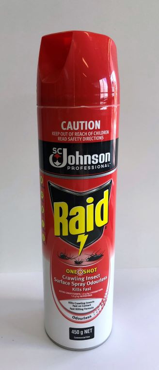 Raid 450g Odourless Crawling Insect Repellent