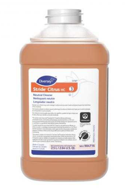 Diversey J Fill Stride Citrus Neutral Floor Cleaner 2.5L - Concentrate ...