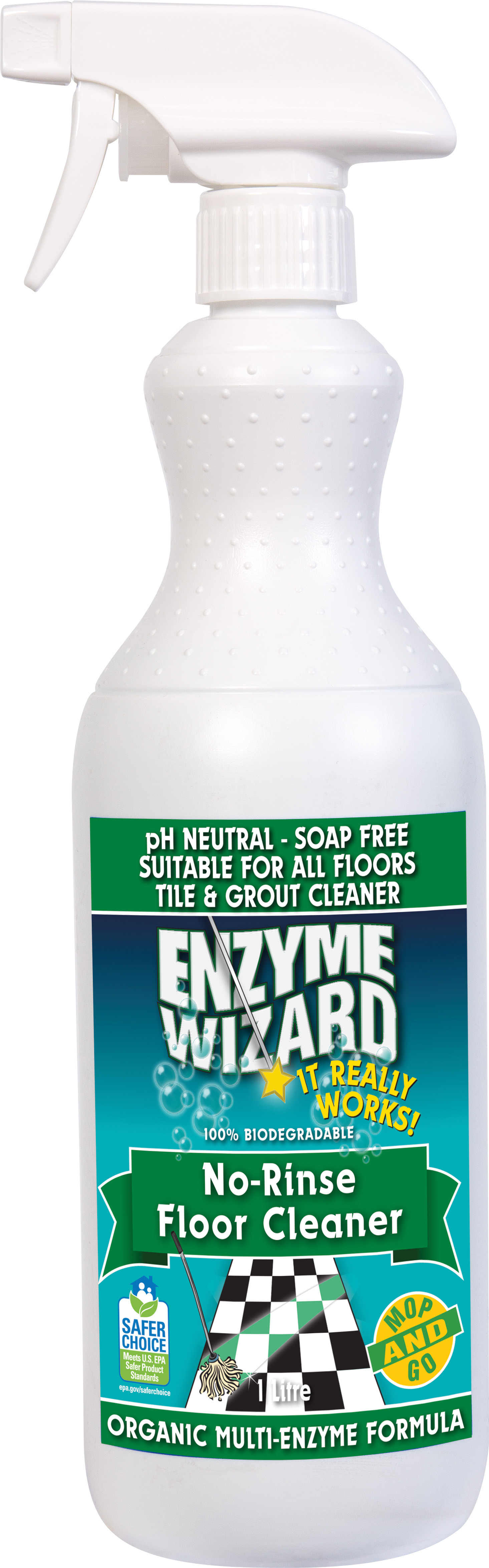 Enzyme Wizard 1L No Rinse Floor Cleaner Concentrate