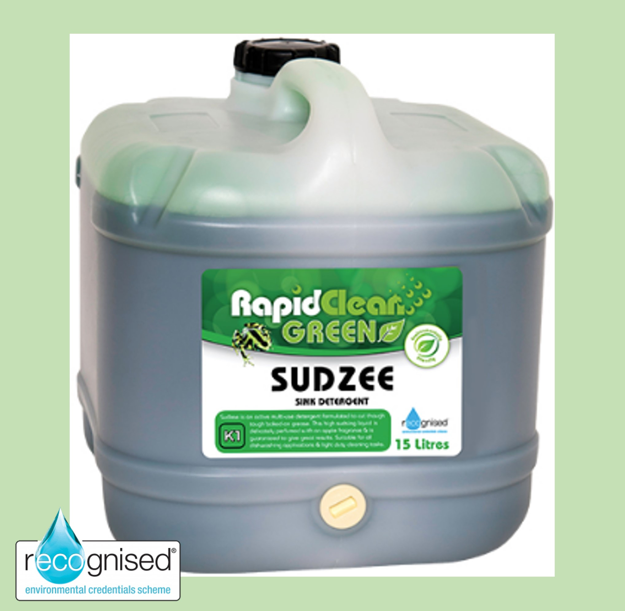 Rapid Green Dishwashing Detergent 15L | The Goods