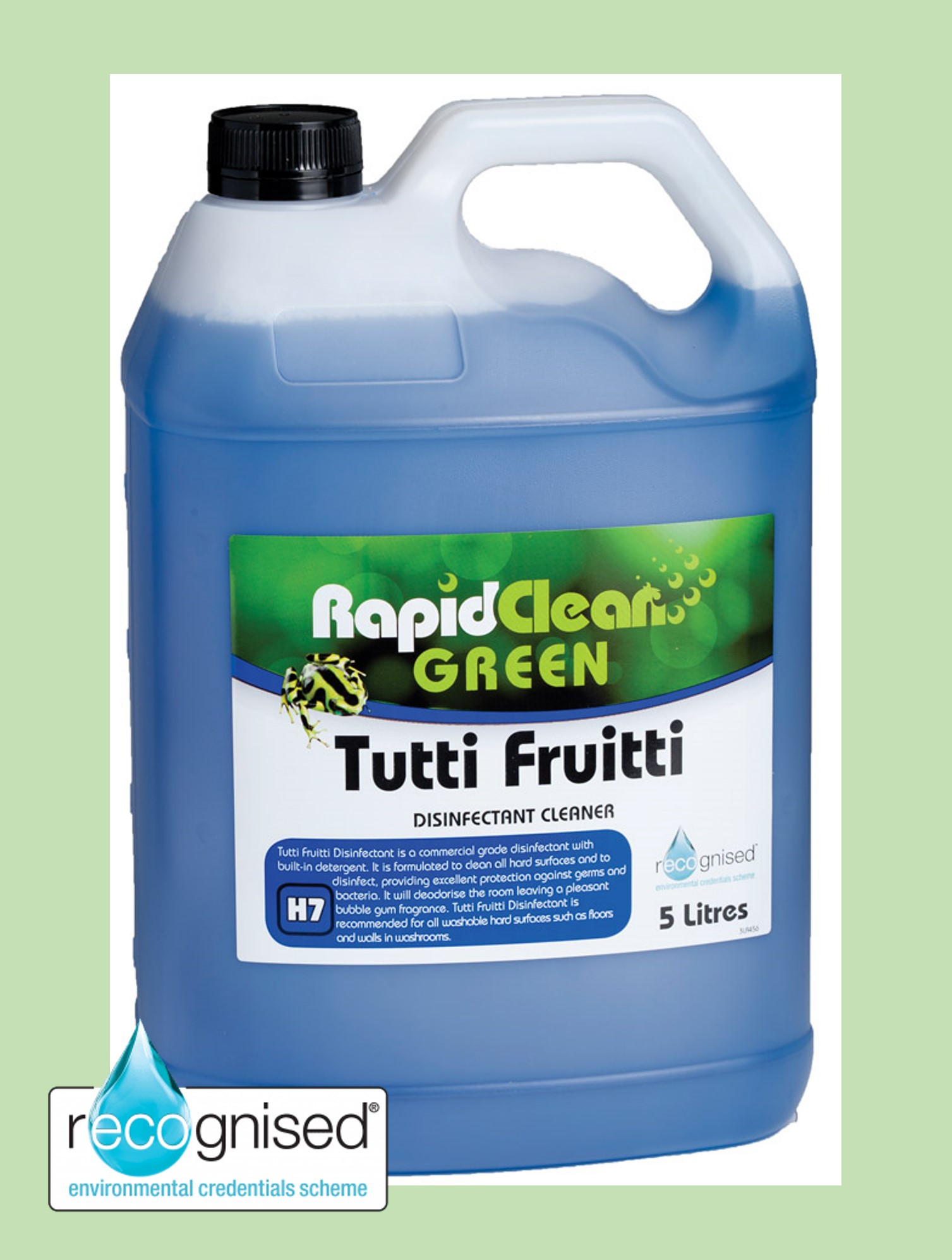 Rapid Green 5L Tutti Fruitti Disinfectant Cleaner Deodoriser