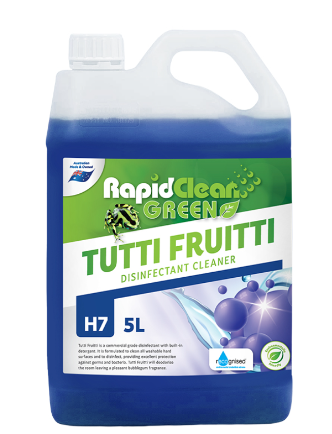 Rapid Green 5L Tutti Fruitti Disinfectant Cleaner Deodoriser