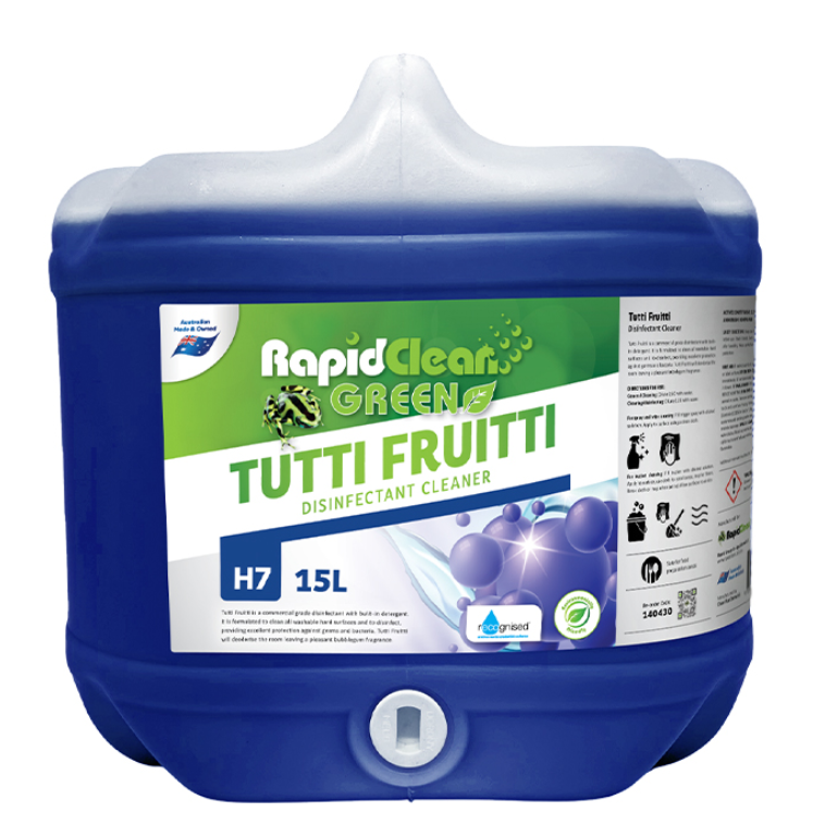 Rapid Green 15L Tutti Fruitti Disinfectant Cleaner Deodoriser