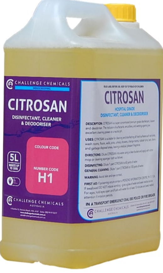 Challenge 5L Citrosan Disinfectant Cleaner Deodoriser