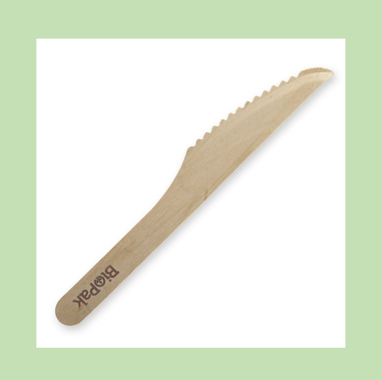Biopak Compostable Disposable Wooden Knife Carton of 1000