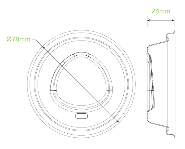 BioPak Compostable Small White Plant Fibre Lid 80mm Diameter Carton of ...