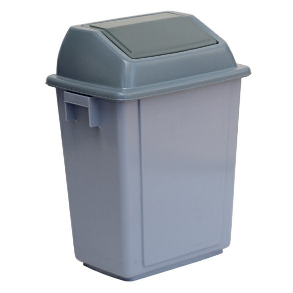 23L Square Push Top Bin | The Goods
