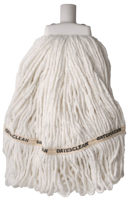 Oates Round Launder Mop Head White 350g