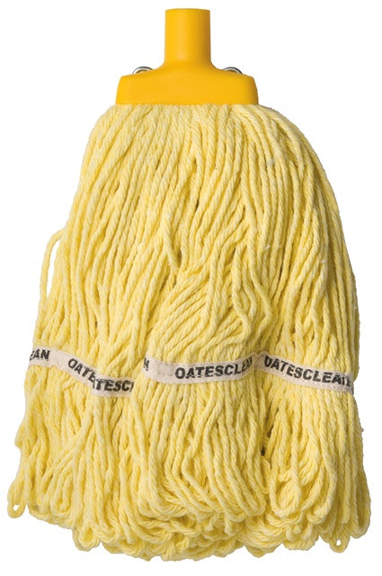 Oates Round Launder Mop Head Yellow 350g - Mops - Cleaning Accessories