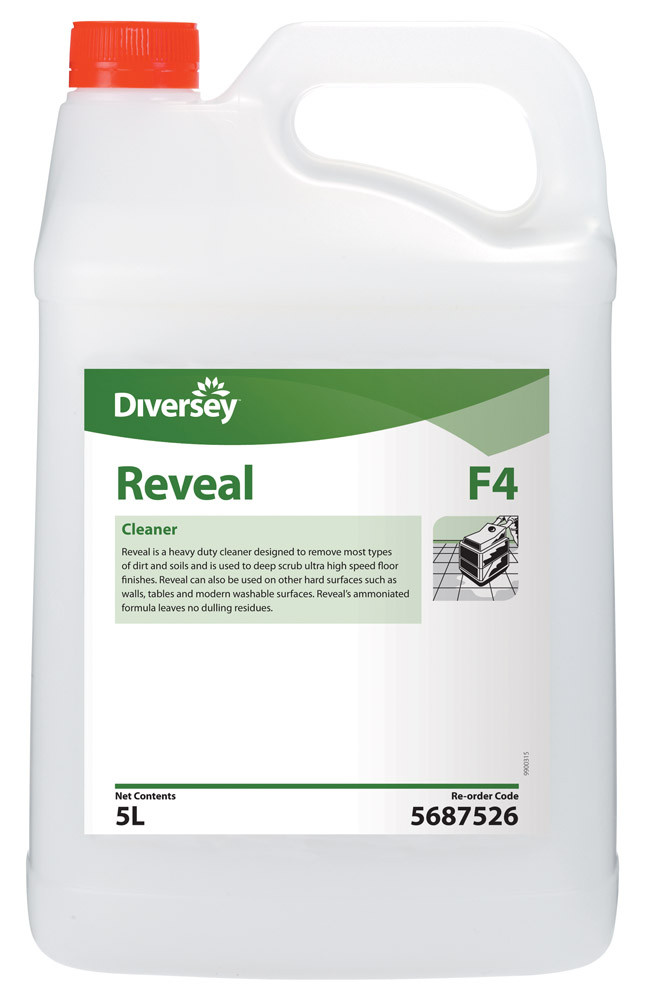 Diversey Reveal Floor Cleaner 5L - Hard Floor - Chemical