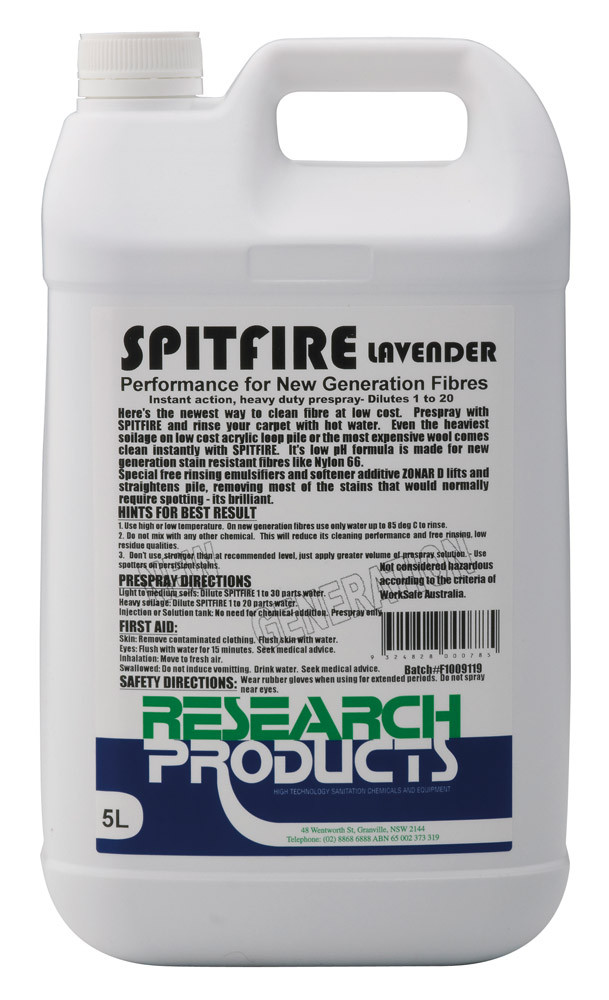 Research Spitfire Lavender Pre Spray 5L