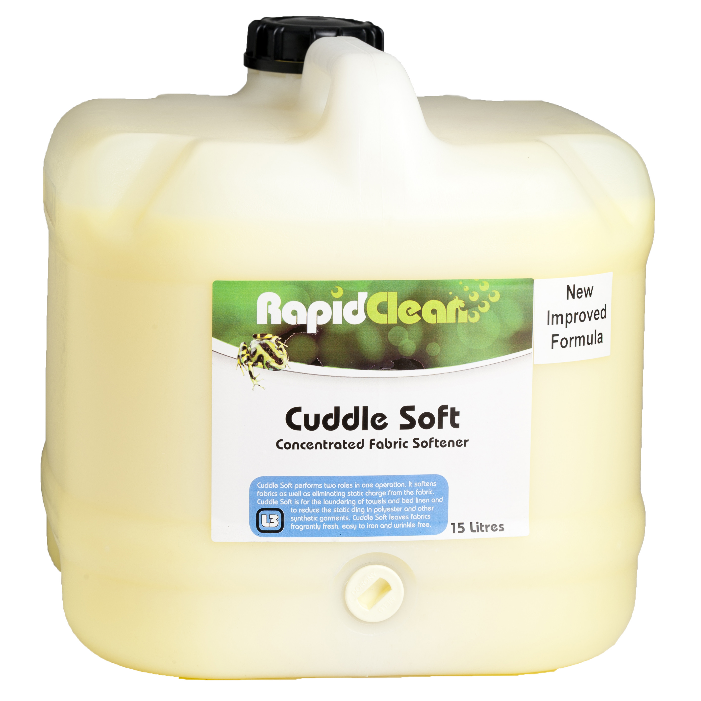 Rapid Cuddle Soft Fabric Softener 15L - Laundry - Chemical