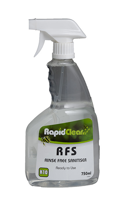 Rapid Rinse Free Sanitiser 750ml