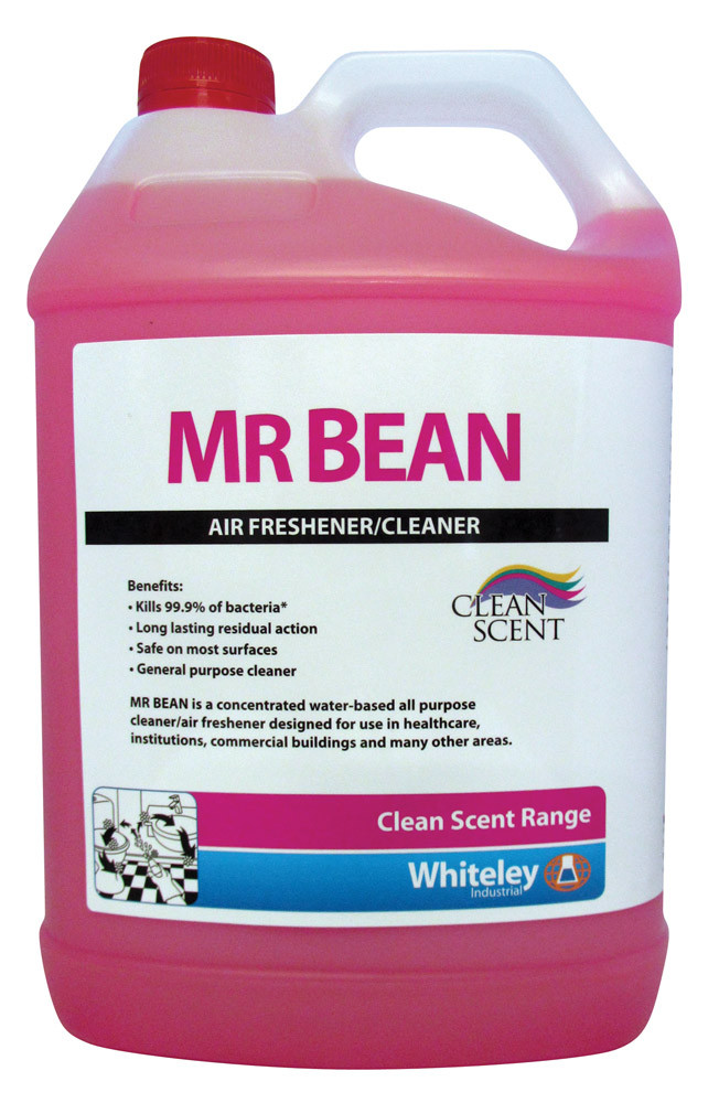 Whiteley Mr Bean Water Based Cleaner Air Freshener 5L - Bulk Liquid ...