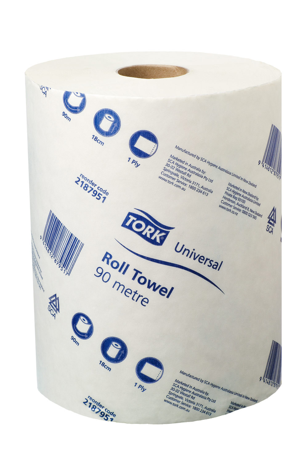 Tork Universal Roll Towel 90m Carton of 16 - Roll Towel - Hand Towels