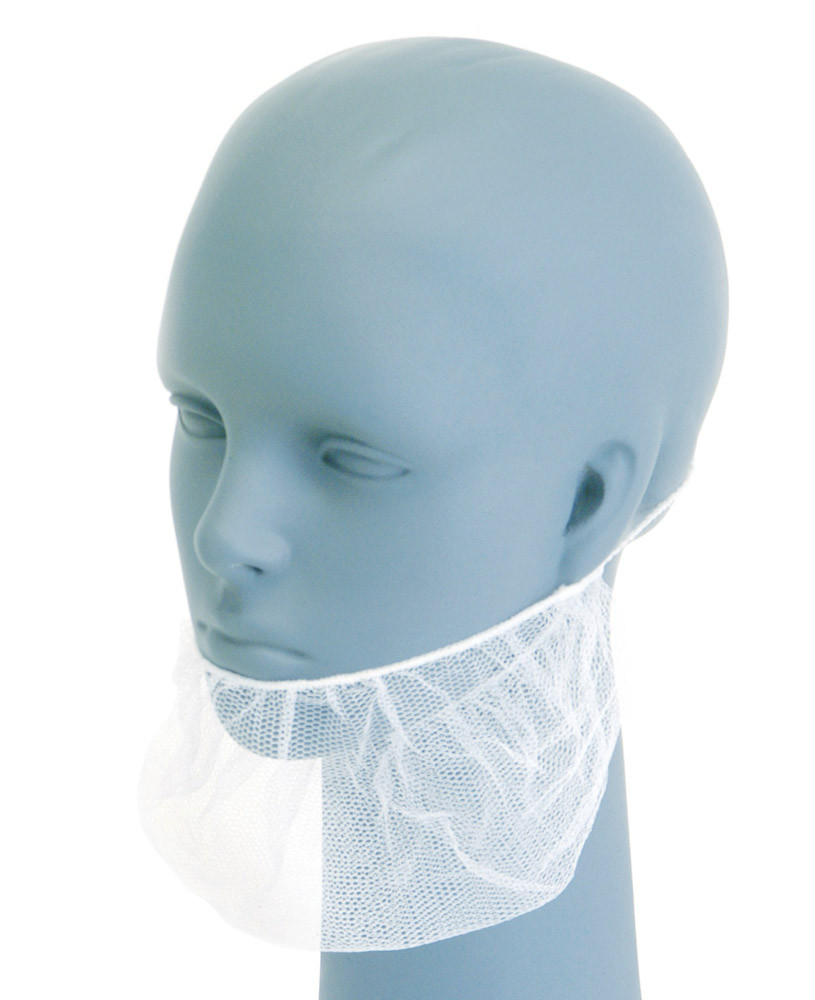 Beard Cover With Head Strap Carton of 500 - Head and Face Nets - Safety ...