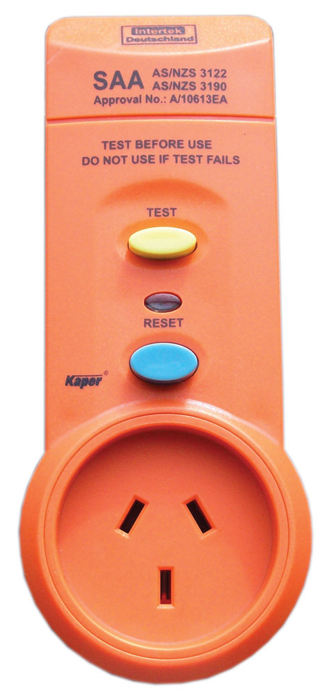 Plug-in RCD Electrical Safety Switch